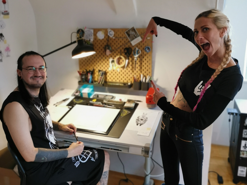 Studio Tour & Interview mit Künstler Philipp Rosner | Tattoo Netzwerk ...